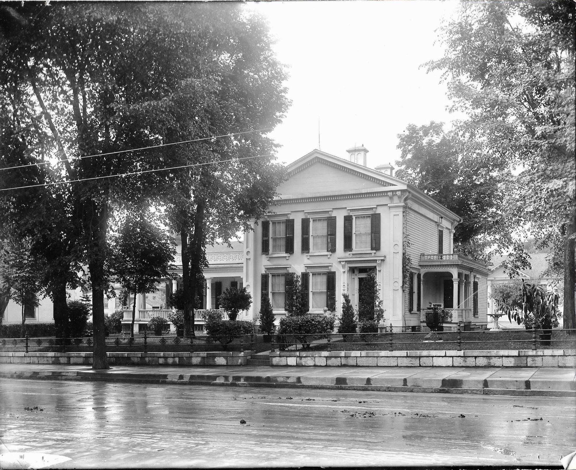 Governor Flower Mansion ( c. 1830 - 1963) - memoryln.net