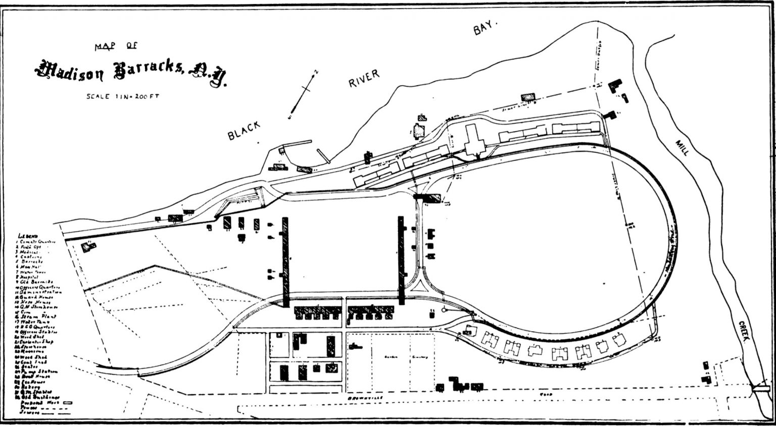 Madison Barracks - Sackets Harbor (1816 - Present) - memoryln.net