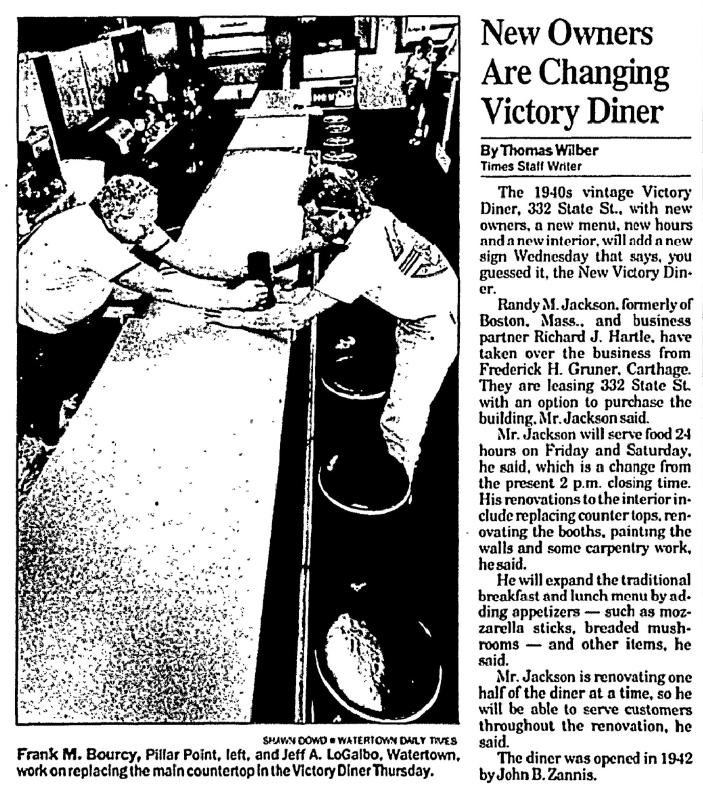 Victory Diner - 332 State Street (1942 - 2006) - memoryln.net